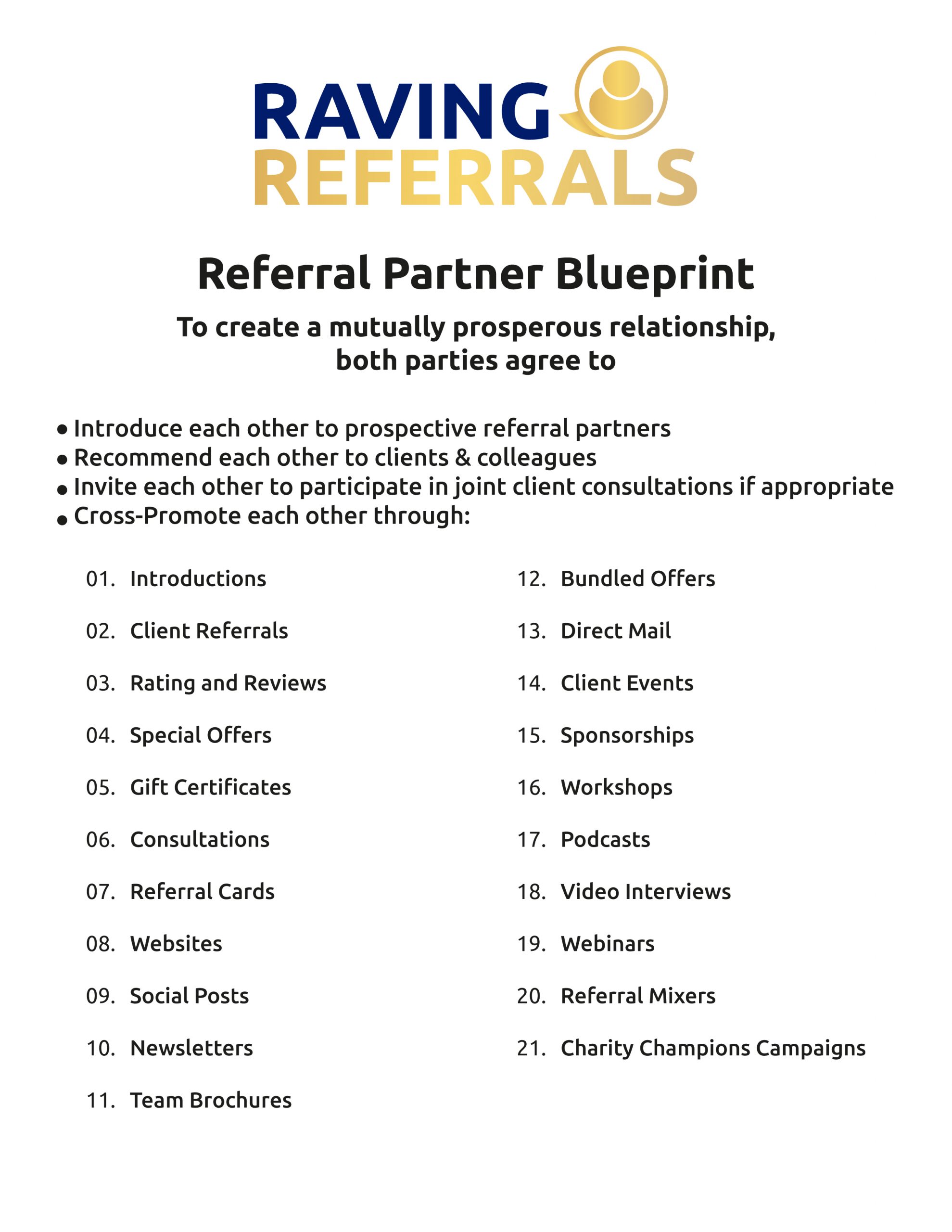Creating profitable partnerships using the Referral Partner Blueprint ...
